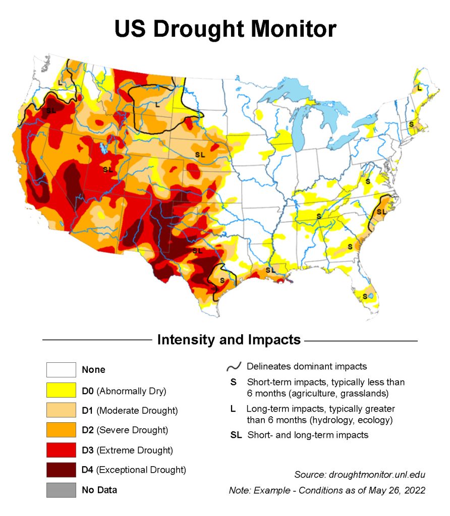 Data: Drought Conditions Affecting More than Half the US